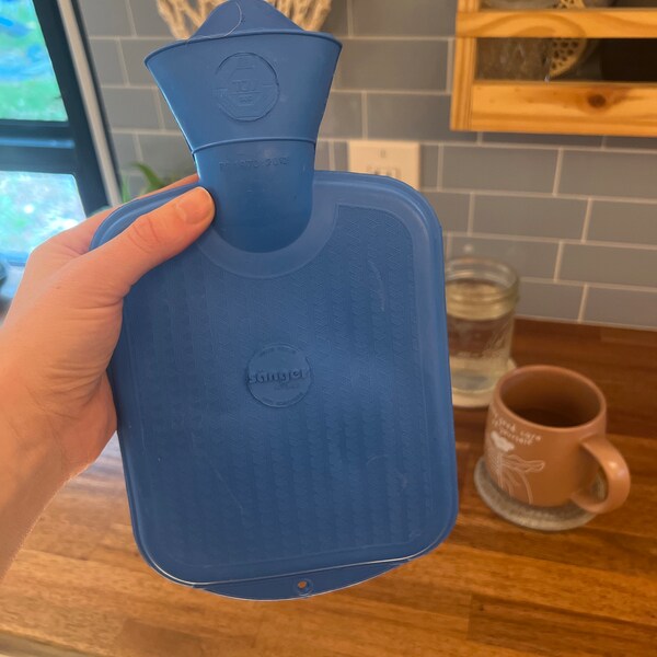 Sänger Rubber Hot Water Bottle - Made in Germany - 2 Litres (white) - Etsy