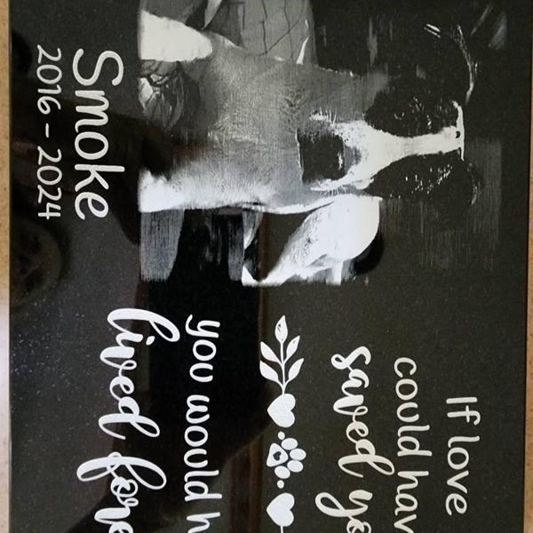 Snake Grave Marker | Custom Engraved Pet Memorial Stone | Pet Loss Gift ...