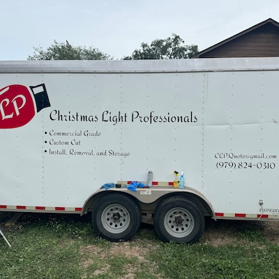 Custom Trailer Vinyl Lettering Business Graphics Advertising Company ...