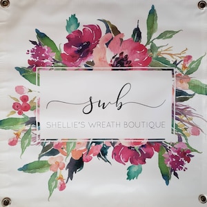 Custom Square Banner Vinyl, Full Color Banner, Vinyl Banner, Vinyl Sign ...