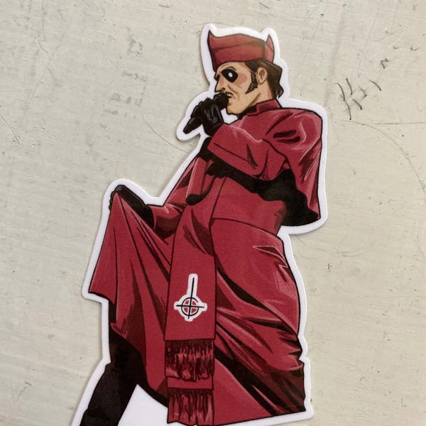 Cardinal and Ghouls Stickers - Etsy