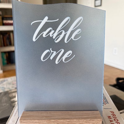 Sea Glass Table Numbers, Beach Wedding Decor, Table Numbers, Sea Glass ...