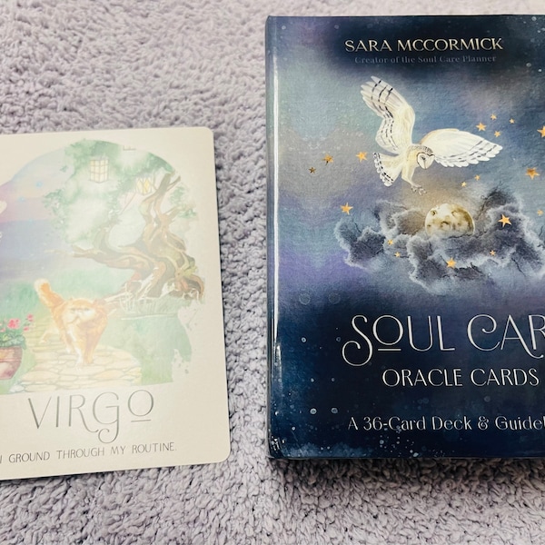Soul Care Oracle Deck: Astrology Tarot Cards With Guidebook - Etsy