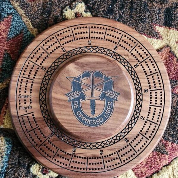 RUSTIC KNOTTY WALNUT Cards 'N Marbles With Handle - Etsy