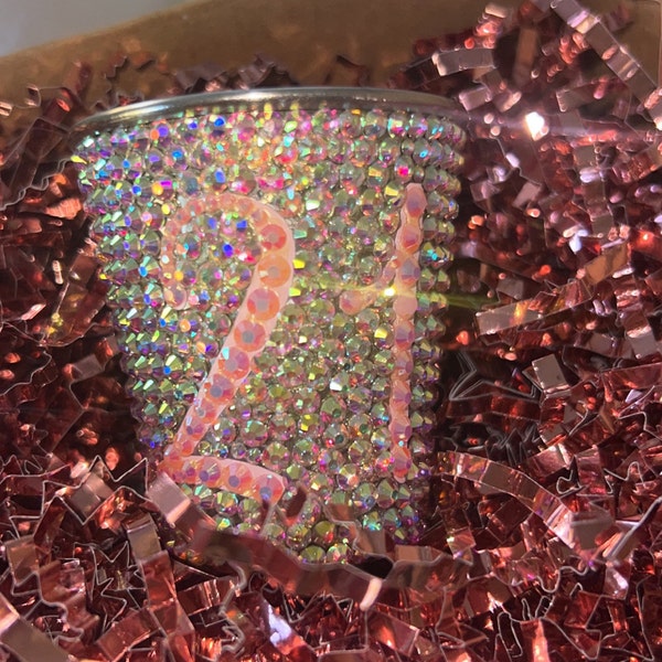 Personalized Bling Glass Can With Name | Gifts for Mom, Girlfriend ...