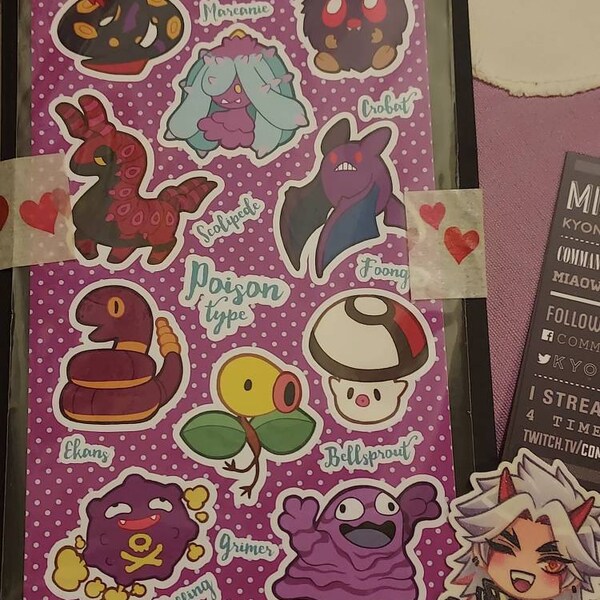 Legendary Pokemon Sticker Sheet 1 - Etsy