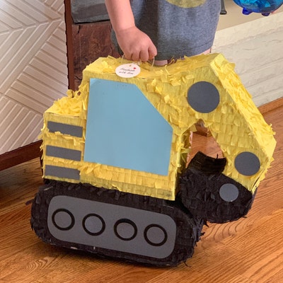 Excavator Pinata, Construction Pinata Birthday Theme Pinata - Etsy