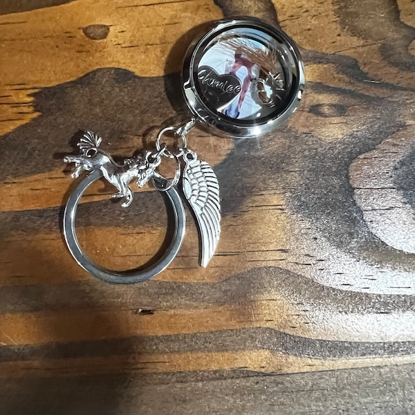 Horse Hair Keepsake, Horse Hair Keychain, Horse Memorial Gift, Horse ...