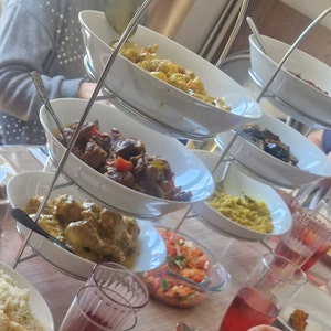 Stainless Steel 2 Tier Jam Pot Tree Holder 6 Pot for Jams, Marmalade ...