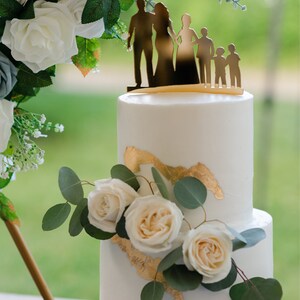 Family Cake Topper Family Wedding Family Topper Wedding - Etsy