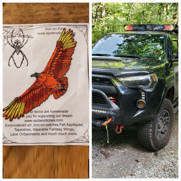 American Black Vulture Bird Buzzard Iron on Patch Coragyps Atratus - Etsy