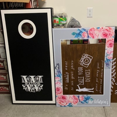 Fully Customized Corporate Photo Prop Frame With Company Logo Printed ...