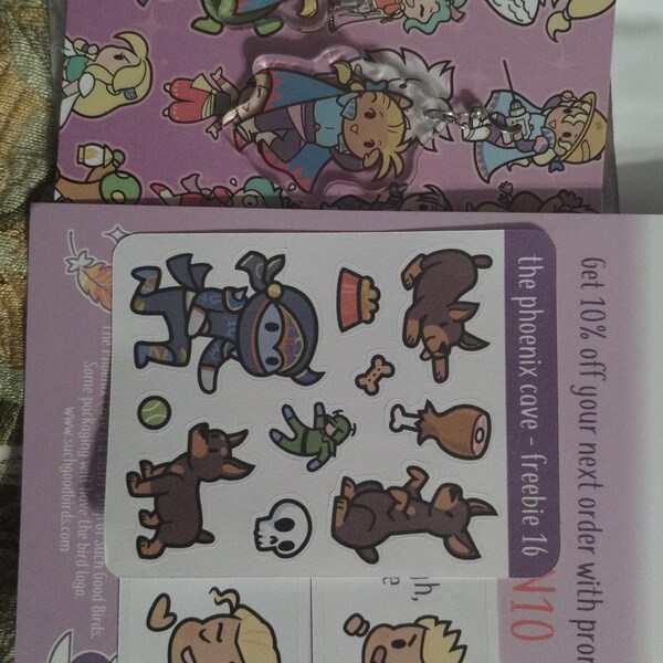 FF5 VINYL Stickers - 4x6" Sticker Sheet - Waterproof Vinyl Decals - Etsy