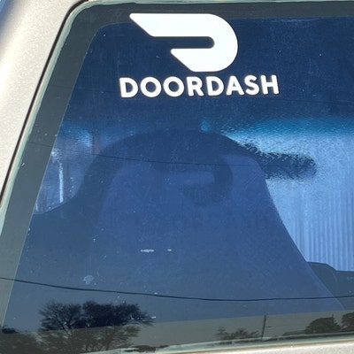 Doordash Logo Vinyl Decal Sticker Multiple Colors Available - Etsy