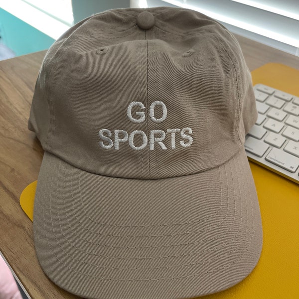 GO SPORTS Baseball Hat Dad Hat I Just Hope Both Teams Have Fun ...