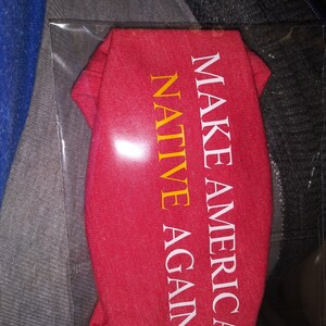 MMIW Missing and Murdered Indigenous Women Adult Face Mask RED ...