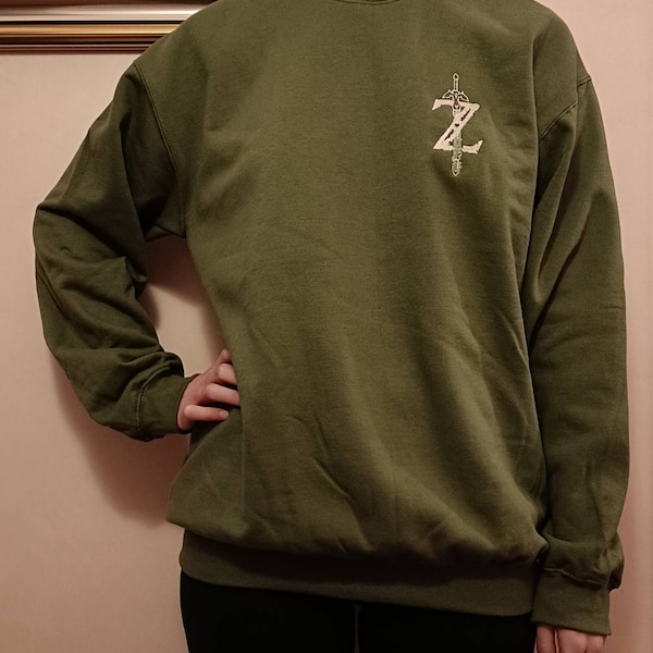 Embroidered Tears of the Kingdom Sweatshirt, Zelda Shirt, Korok ...
