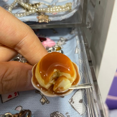 Caramel Pudding Ring Flan Ring Food Ring Food Jewelry Pudding Ring ...