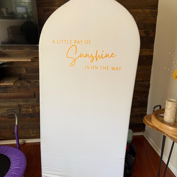 A Little Ray of Sunshine is on the Way Baby Shower Sprinkle Decal ...