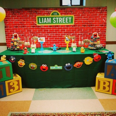 Large ABC Blocks , Birthday Blocks, Party Decorations Birthday Party ...