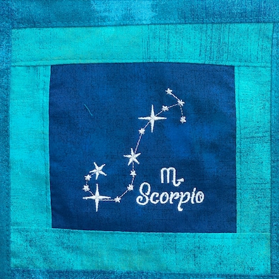 Constellations Star Signs Embroidery Designs, Zodiac Signs Embroidery ...