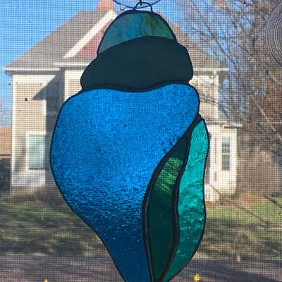 Stained Glass Sea Shell - Etsy