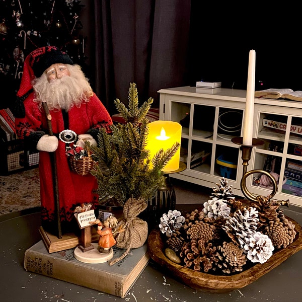 Wooden Dough Display Bowl - Large or Small; White or Natural - Etsy