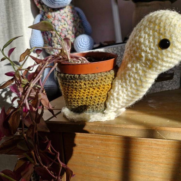 Crochet Snail Planter PDF Pattern - Etsy
