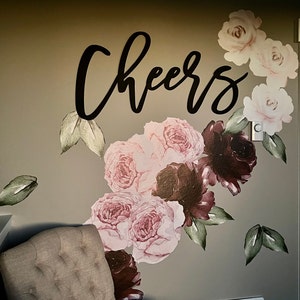 Cheers Sign, Wedding Decor, Wedding Decorations, Party Decorations ...