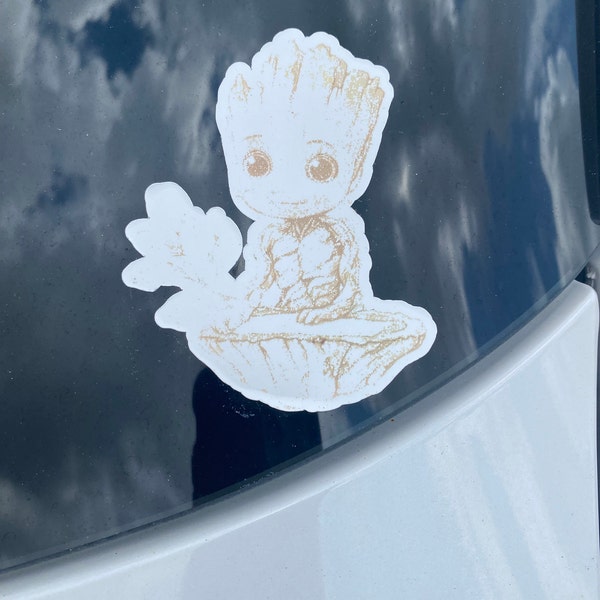 Baby Groot Tree Sticker | Baby Groot Sticker | Marvel | Guardians of ...
