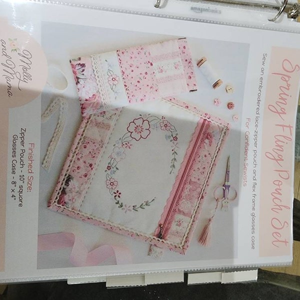 Simple Sewing Folder Pattern - PDF Download for a Needle Book or Sewing ...