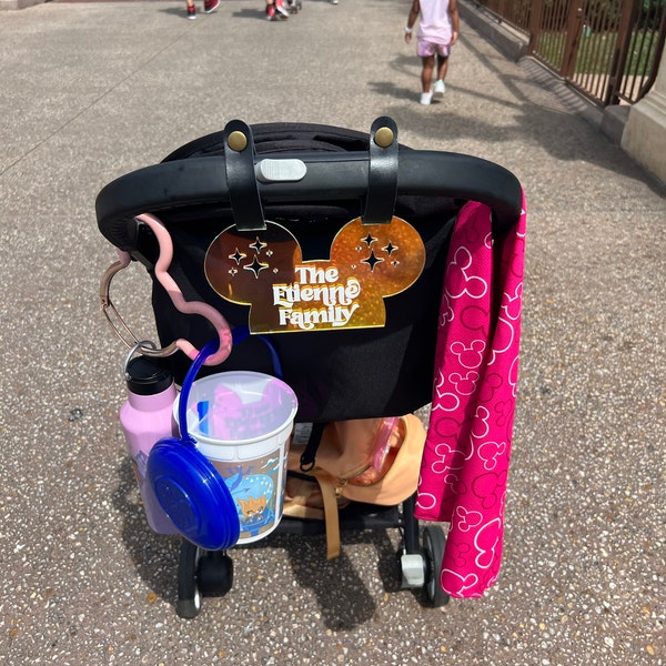 Disney Inspired Personalized Stroller Sign, Mickey Ears Decor, 1st WDW ...