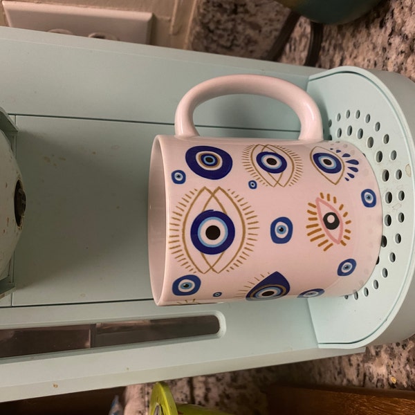 Evil Eye Notebook, Evil Eye Planner, Evil Eye Spiral Notebook, Blue ...