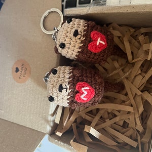 Little Monkey Crochet Keychain - Etsy