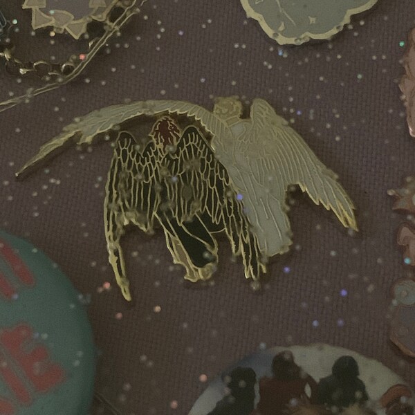 Good Omens Enamel Pin - Etsy