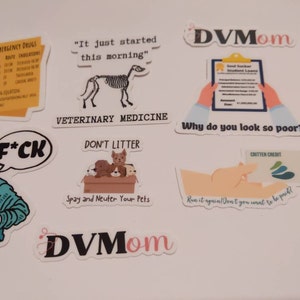 Surgeon Sticker 5-packfunny Doctor Sticker Packsurgeon - Etsy