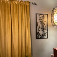 Gold Metal Line Art Female Face Gold Wall Art Gold Wall - Etsy Canada