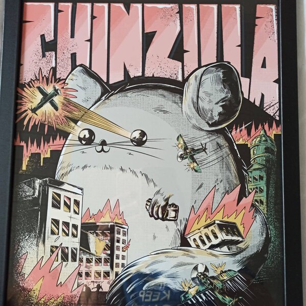 Funny Cool CHINZILLA | POSTER | Gift for Chinchilla Holders ...
