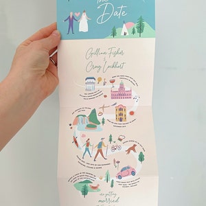 Custom Wedding Map Wedding Invitation Save the Date RSVP | Etsy