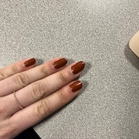 Autumn Brown Red Polish, Dark Brown Nail Polish, Fall Nails - Etsy Canada