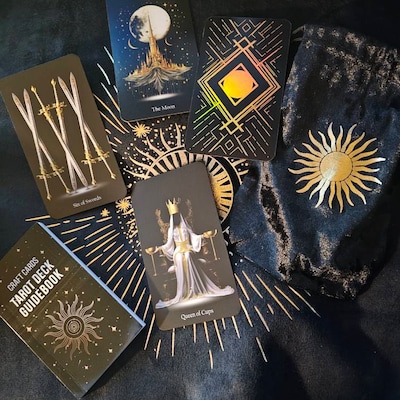 SAME DAY SHIPPING Tarot Deck Pink White Oracle Card Deck Deck of Many ...