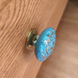 Assorted Blue and White Ceramic Knobs Ceramic Door Knobs - Etsy