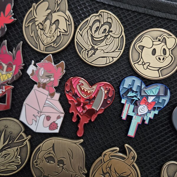 Strawberry Milk Alastor Radio Demon Chibi Hard Enamel Fanmade Pin - Etsy