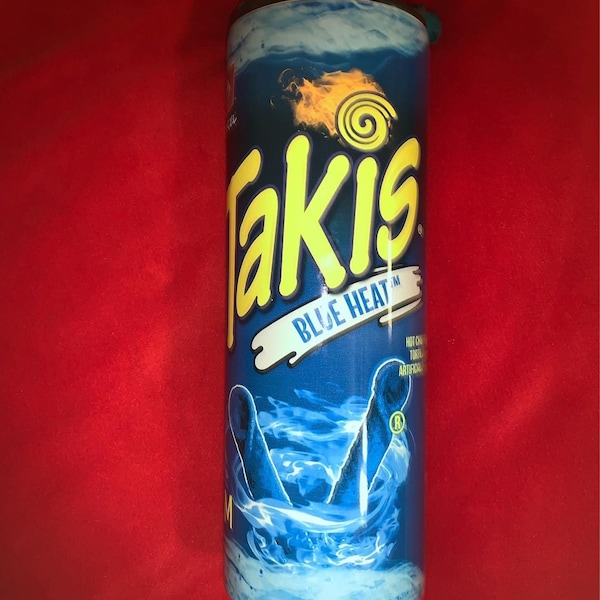 Blue Takis Tumbler Wrap Chip Tumbler Wrap Food Tumbler Wrap 20oz ...