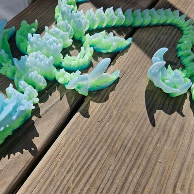 18 Phoenix Fire Pyro Dragon Articulating Flexi by Cinderwing, Fidget ...