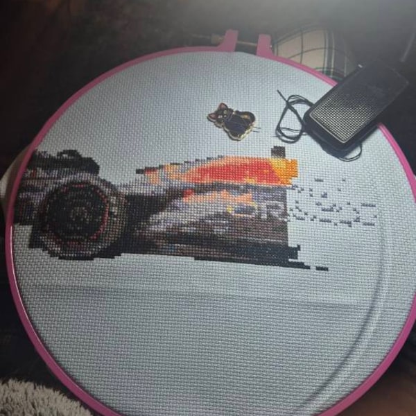 2024 Ferrari Formula 1 Racing Car Livery Cross Stitch Pattern - PDF ...