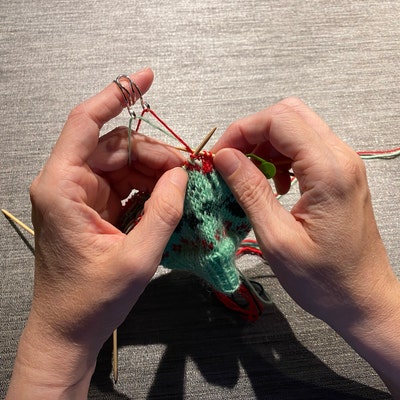 Three Colour Yarn Guide Knitting Ring Stranded Knitting 3 - Etsy