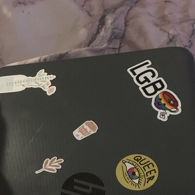 Punny Lgb-tea Vinyl Sticker Gay Pride LGBTQ Laptop - Etsy