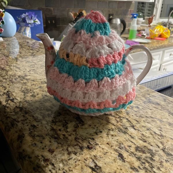 Tea Cosy Crochet Pattern for Beginners, Tea Pot Cozy, Tea Pot Cover ...