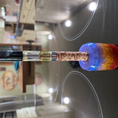 Vape Pen Stand Vape Pen Holder Handmade Rainbow Clouds and Glitter ...